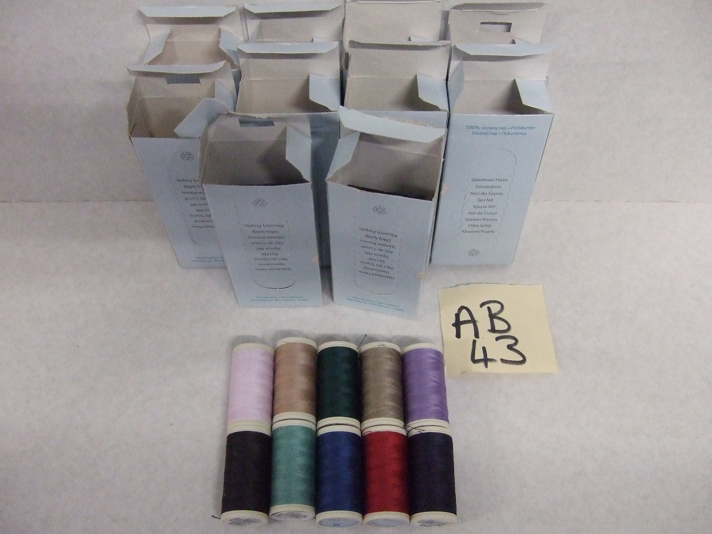 AB43 ASSORTMENT OF COATS DUET COTTONS (4645100) 100 x 100M X 10 boxes ...