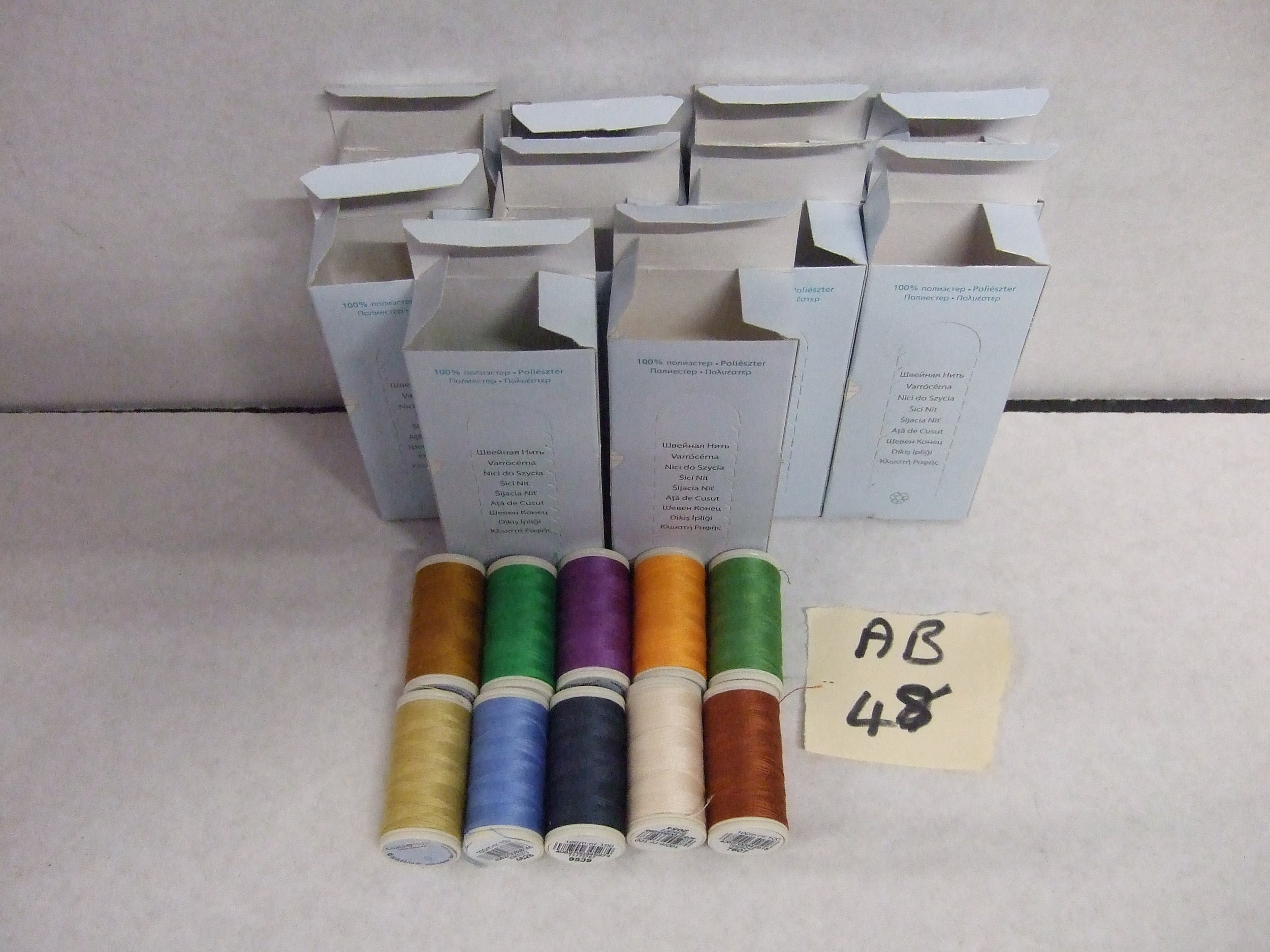 AB48 ASSORTMENT OF COATS DUET COTTONS (4645100) 100 x 100M X 10 boxes ...
