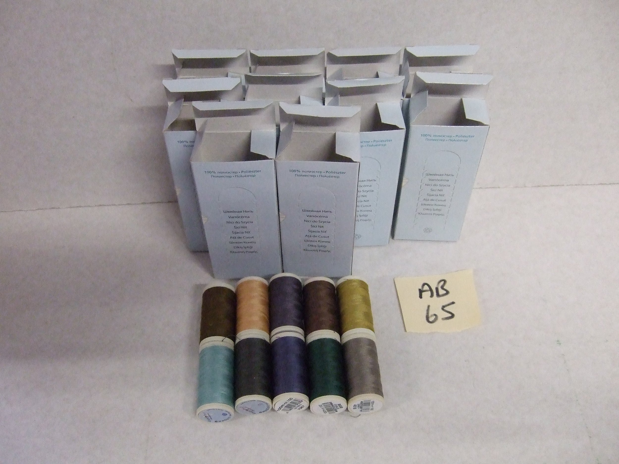 AB65 ASSORTMENT OF COATS DUET COTTONS (4645100) 100 x 100M X 10 boxes ...