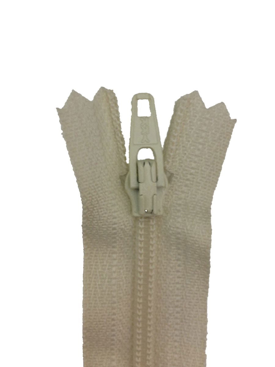 ERFC256-10-121 - YKK NYLON DRESS/ SKIRT ZIP 10 inch 25 cm 121 CREAM ...